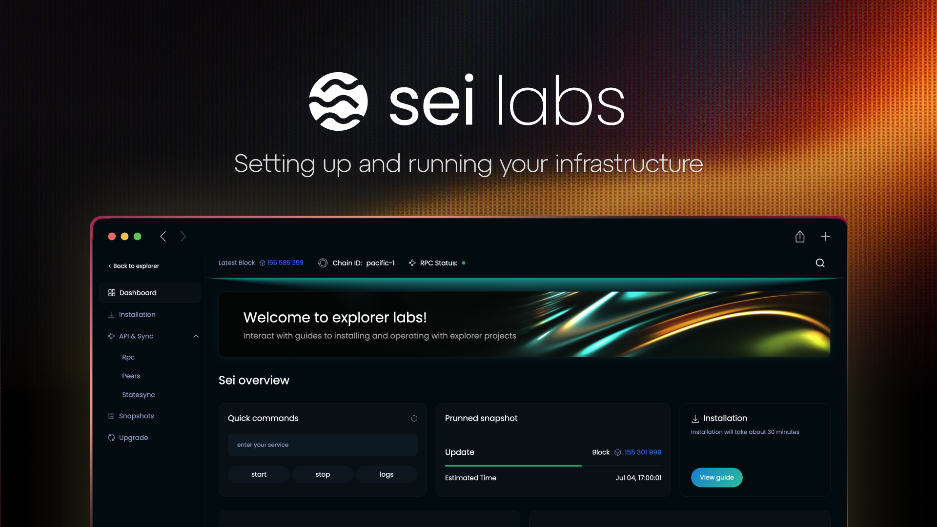Sei Labs - Nodes and Validators guide